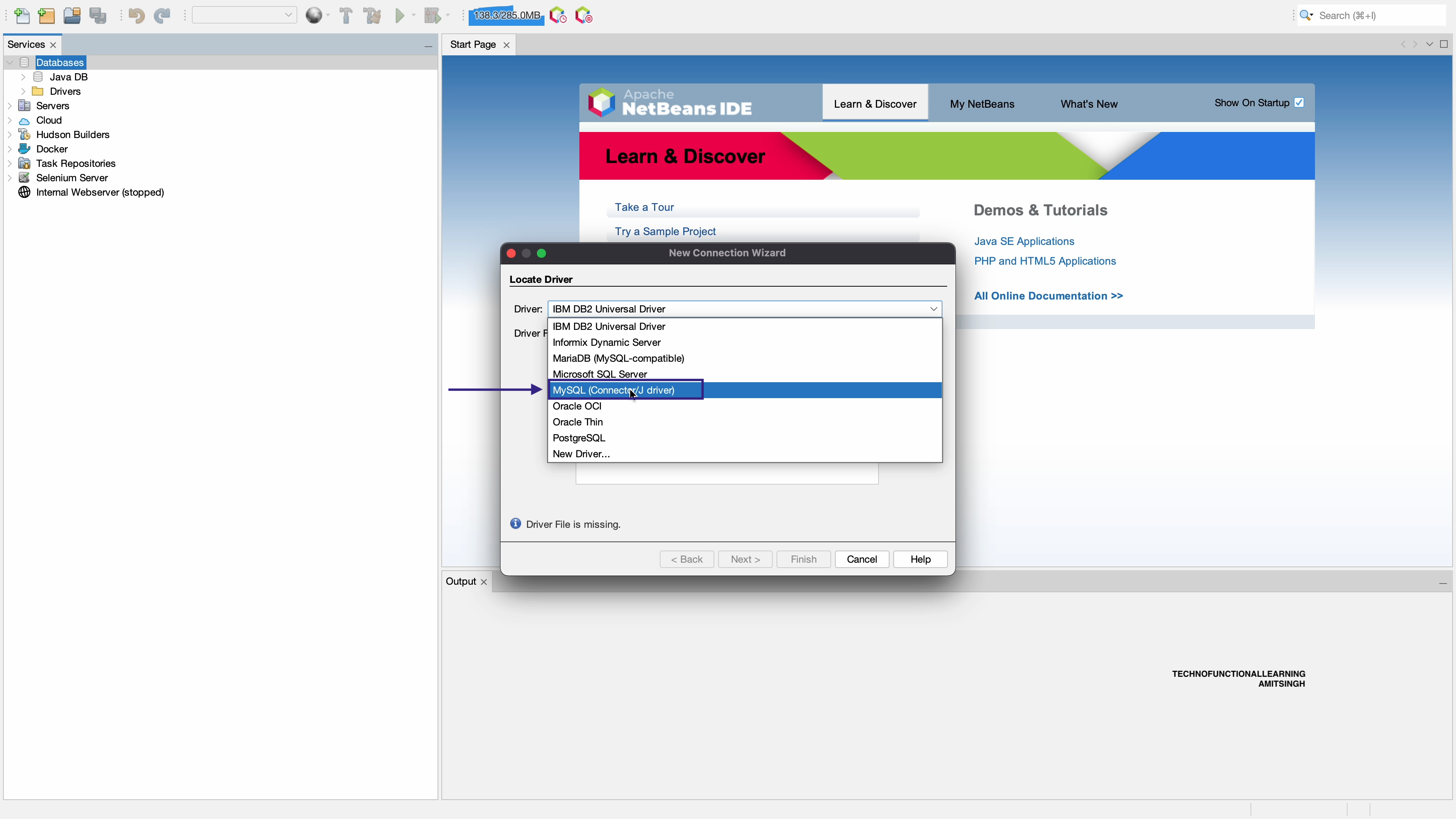 How To Connect Apache Netbeans with MindsDB (Build AI with SQL) MacOS ...