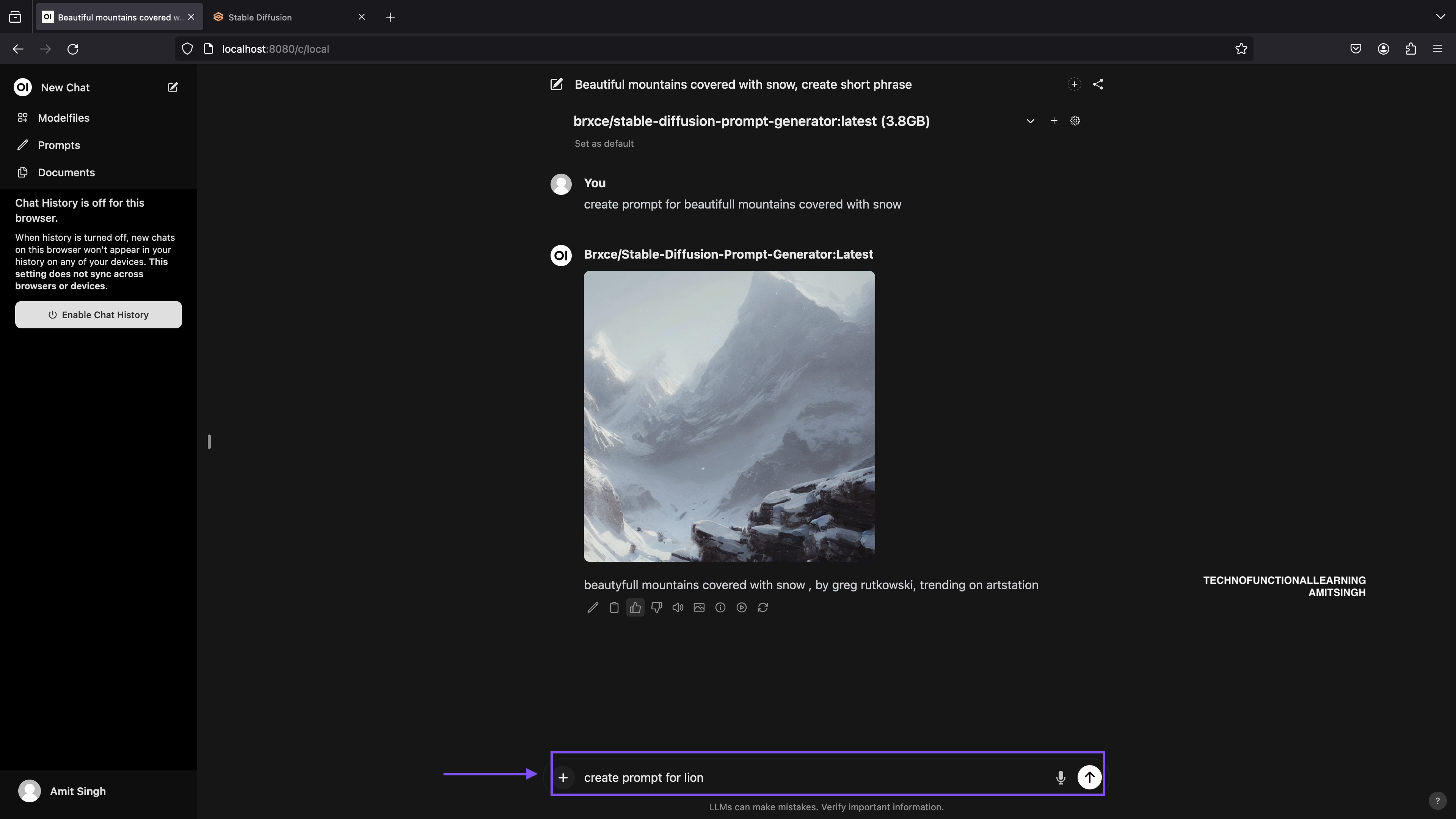 Automatic1111 (Stable Diffusion Webui)+Open-WebUI+Ollama+Stable Diffusion Prompt Generator ...