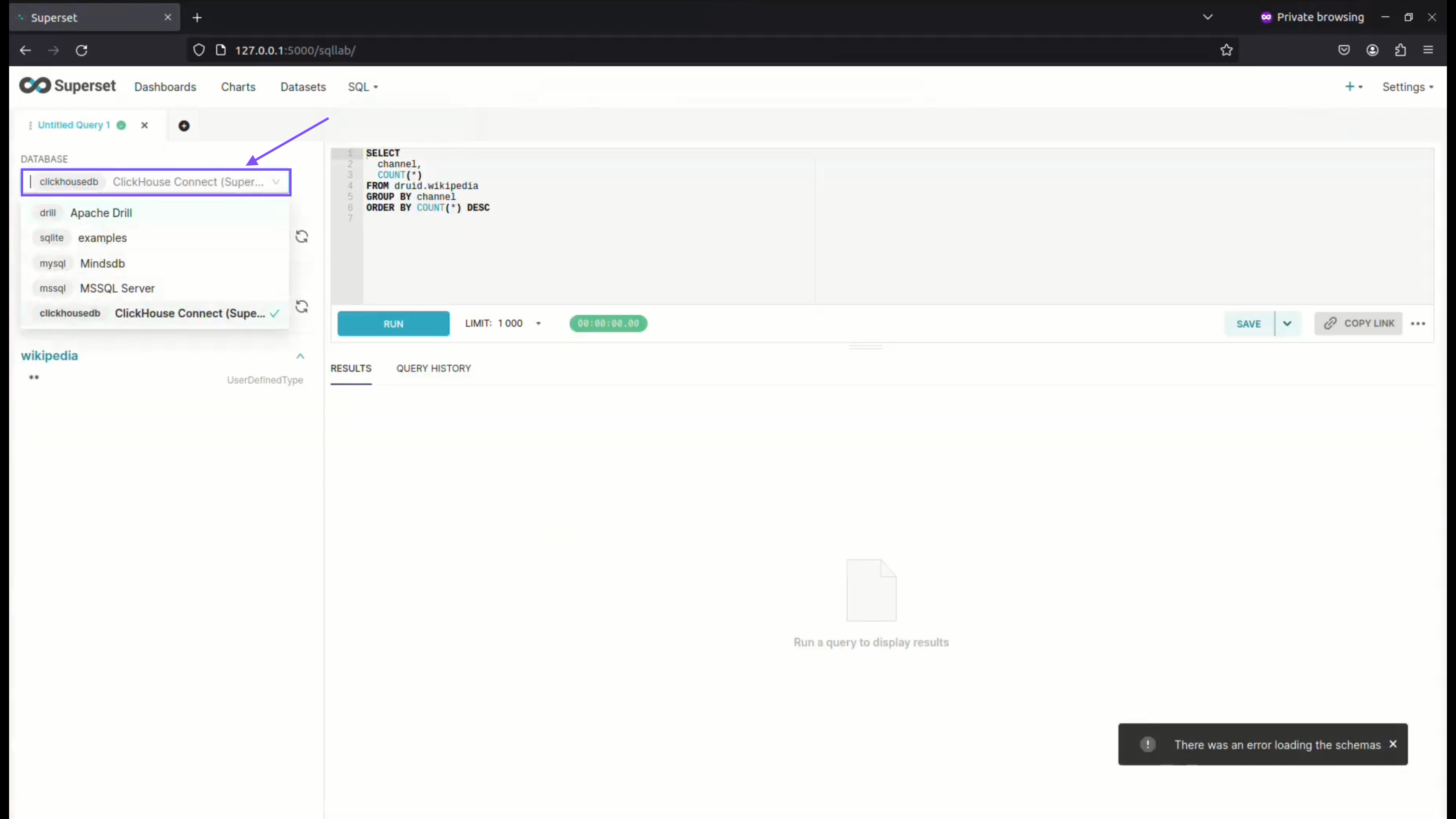 Visualize TSV Files with Apache Superset via ClickhouseDB, Learn to Connect Apache Superset and ...
