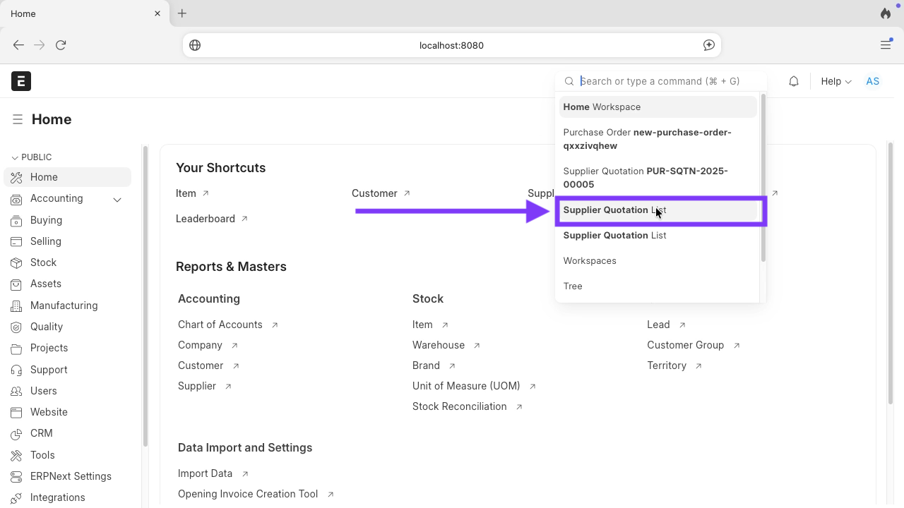 ERPNext(Open Source): Quick Demo-Procure to Pay & Quote to Cash-Part 04 ...